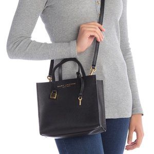 Marc Jacobs | Bags | Marc Jacobs Mini Grind Coated Leather Tote | Poshmark